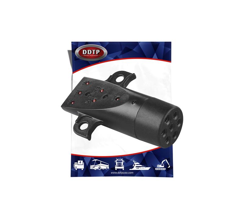 LED 7 Way Trailer Socket Circuit Light Tester 12V Phillips ( 15-200 ...