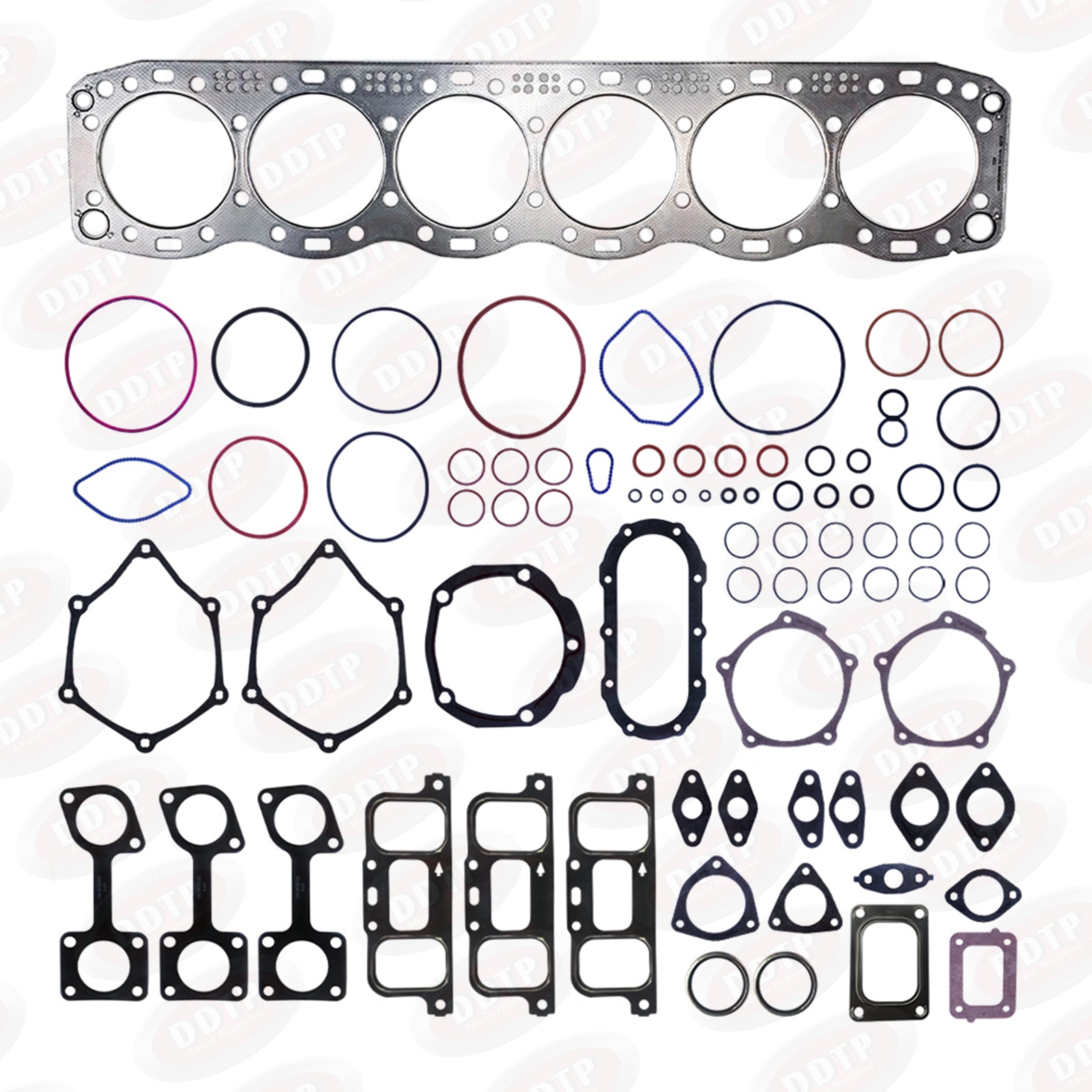 Engine Complete Overhaul Gasket Set (Non-EGR) Detroit Diesel Series 60 ...
