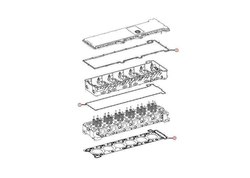 Cylinder Head-Valve Cover Gasket Kit DD15 (903) (A4720161420) – DDTP ...