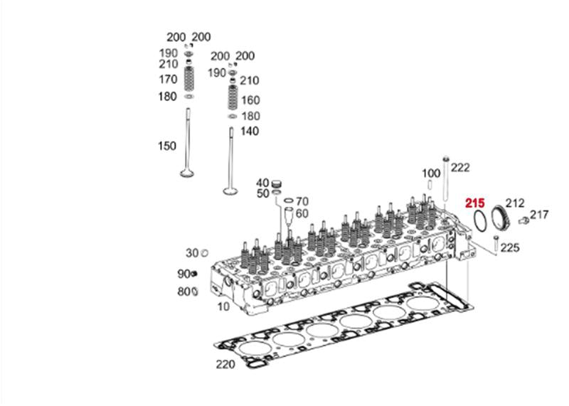 O-Ring Cam Cover (Gear Drive Plug) DD15 (A0309979045) – DDTP STORE ONLINE