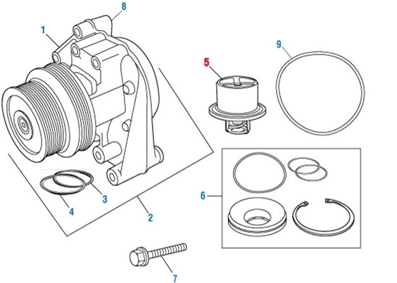 Thermostat 180 DEG Cummins ISX (4318947) – DDTP STORE ONLINE