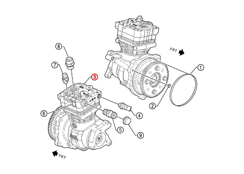 Air Compressor S60 EGR (R23535534) – DDTP STORE ONLINE