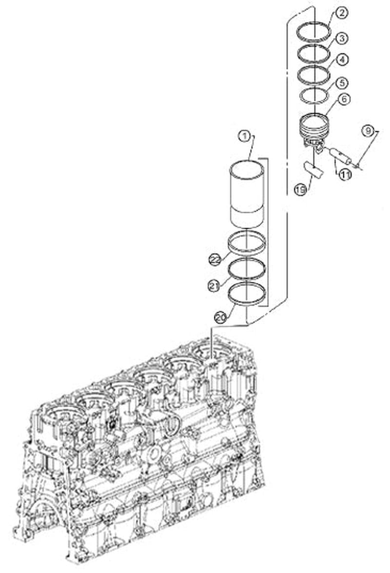 New Cylinder Kit Detroit Diesel S60 14L ( 23538831 ) – DDTP STORE ONLINE